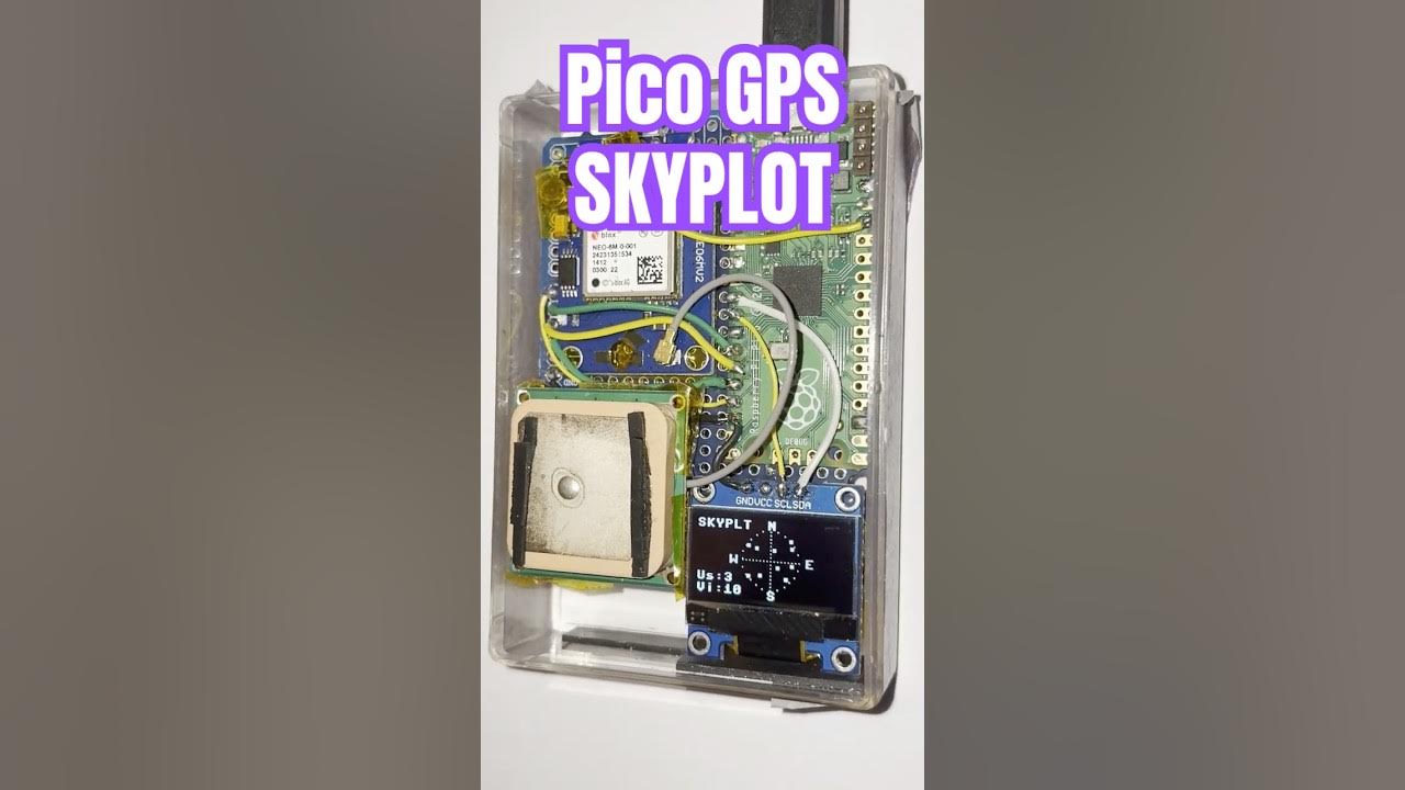 Neo-6M & Raspberry Pi Pico GPS SkyPlot Display - YouTube