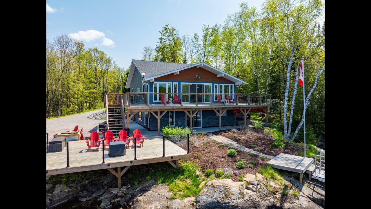 Lake house on Whitestone lake, 340 feet of gentle entry & deep water ...