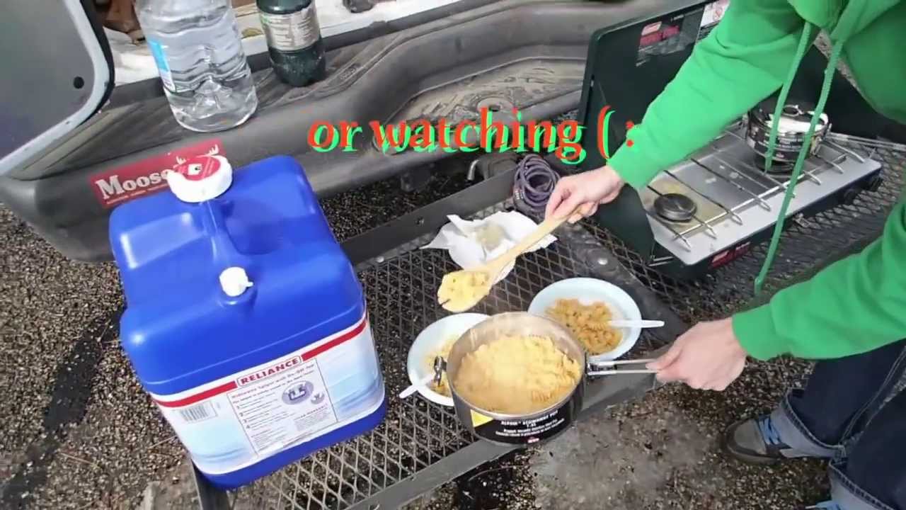 Living in a Van ( How We Cook ) - YouTube