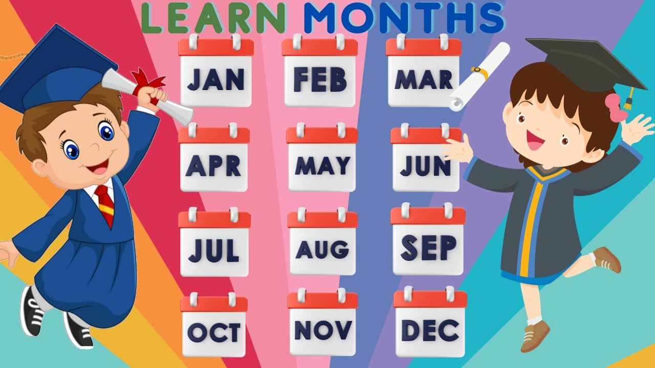 Months of the Year Song - 12 Months of the Year Song | Calendar Song ...