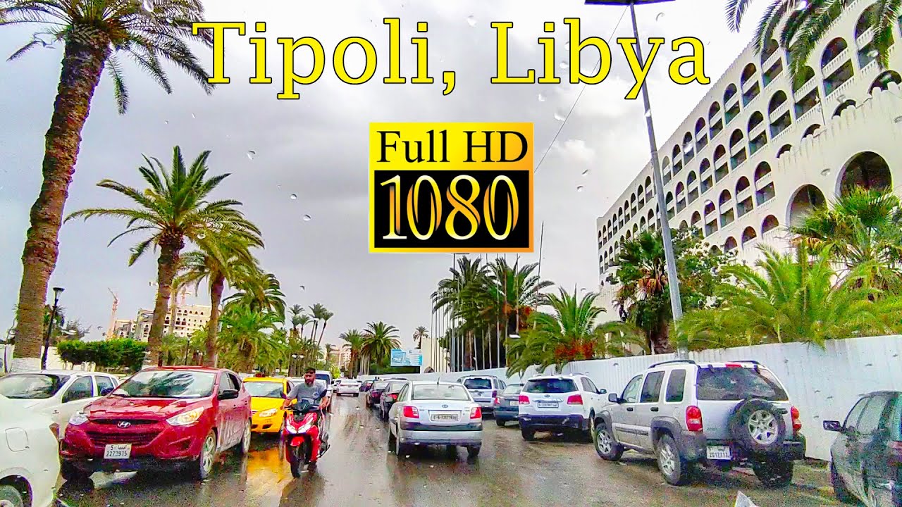 Tripoli, Libya from Grand Hotel to AbuLaila Tower [HD] طرابلس ليبيا من ...