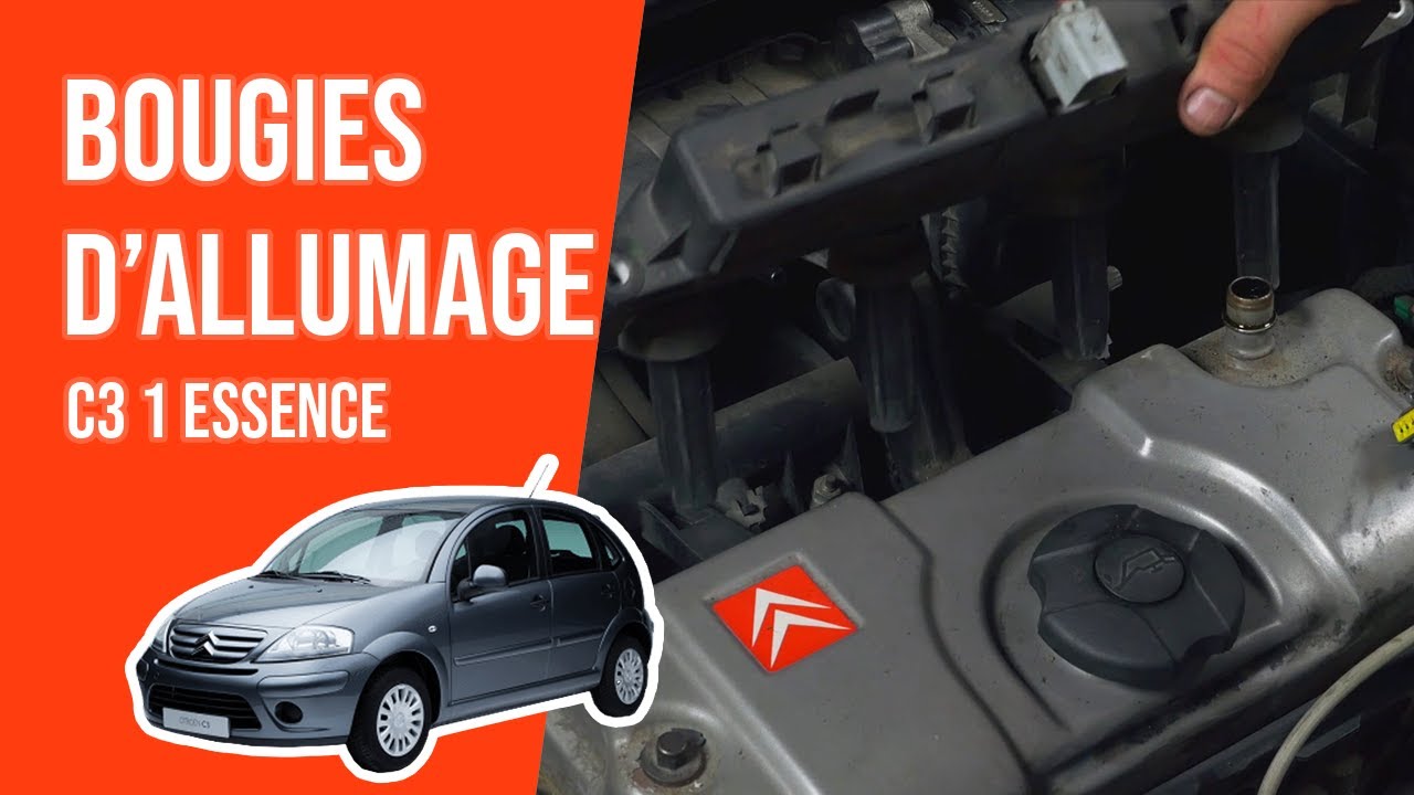 Changer les Bougies d'Allumage CITROEN C3 1 1.1i ⚡ - YouTube