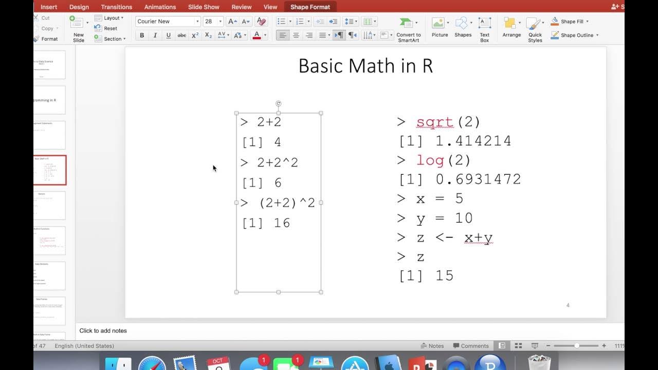 Intro to Programming in R - YouTube