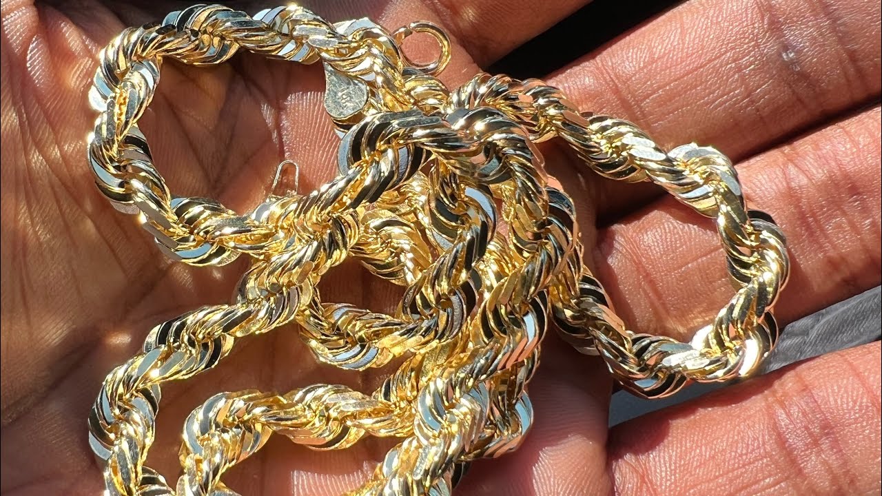 7.5mm Rope Chain - YouTube