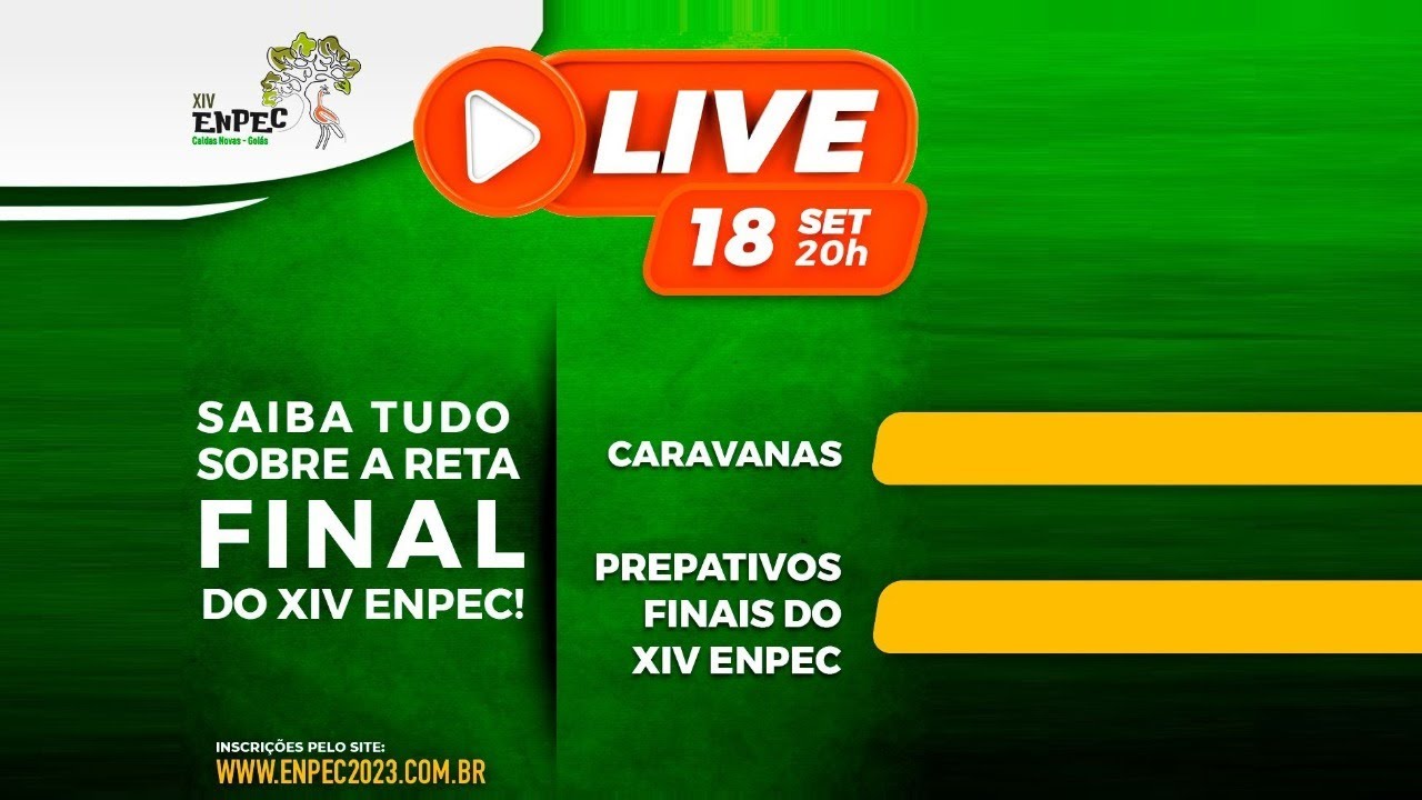 Saiba tudo sobre a XIV Enpec (Reta Final) - YouTube