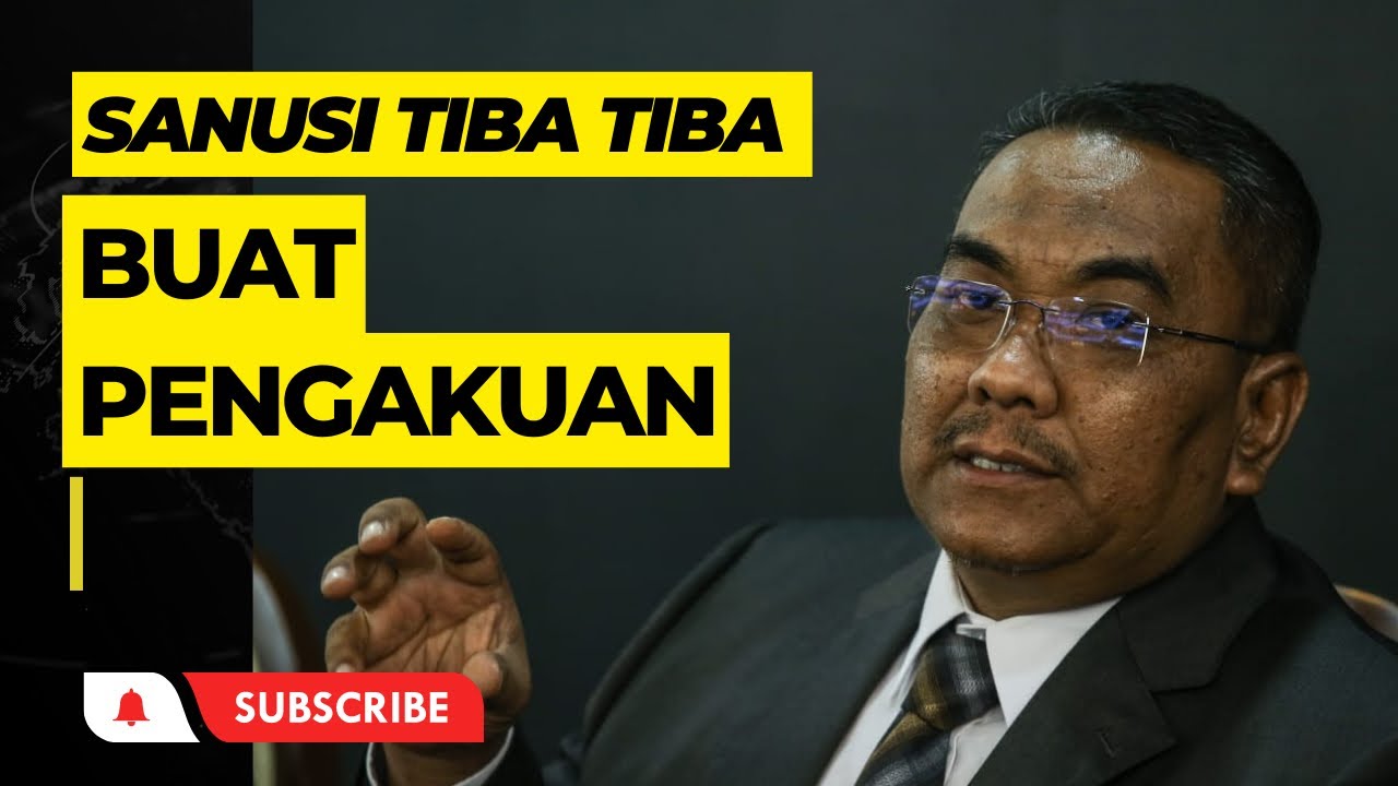 RAHSIA BESAR SANUSI DIBOCORKAN ORANG KEDAH SENDIRI - YouTube