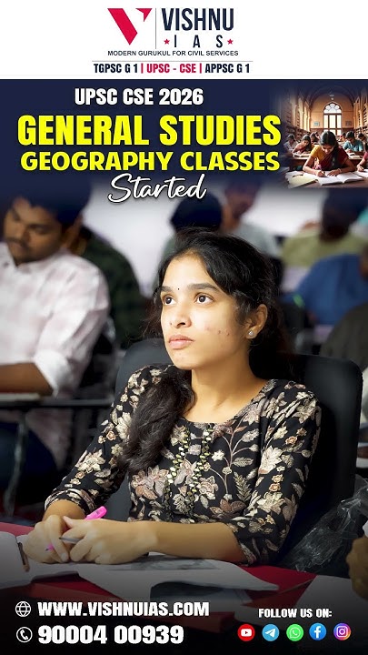 Complete Geography Course for UPSC CSE 2026 | General Studies | Vishnu IAS Academy - YouTube