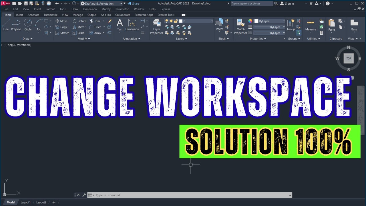 How to Change Workspace in AutoCAD ? - YouTube