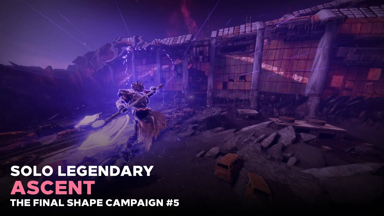 Solo Legnedary "Ascent" #5 The Final Shape Campaign [Destiny 2] - YouTube