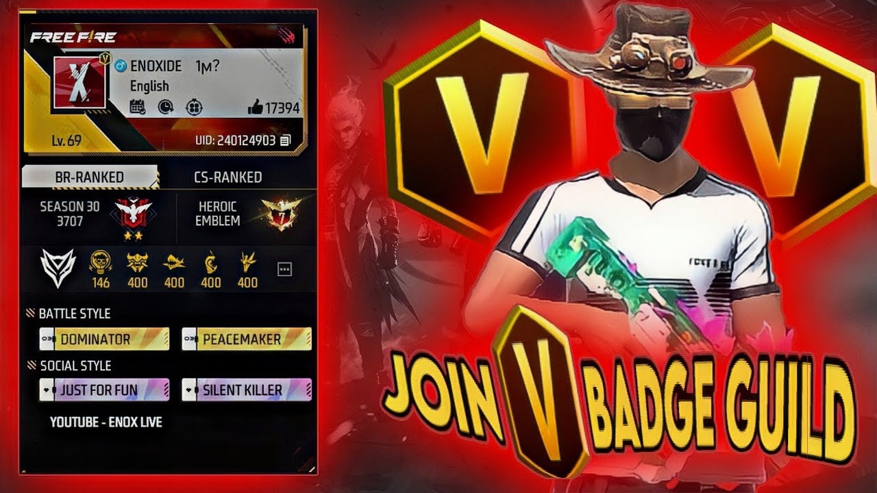 How to JOIN V BADGE Youtuber Guild - @EnoxideGaming || How To Join ...