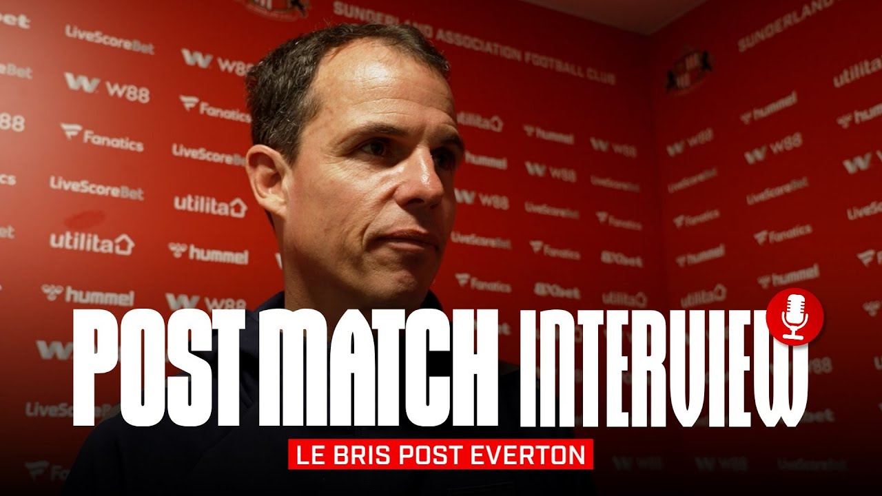"It's a good point" | Régis Le Bris Post Everton | Post Match Interview ...