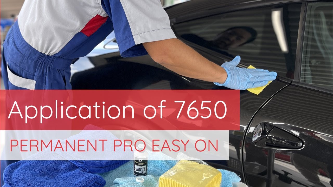 7650 Permanent Pro Easy On - Application of ceramic coating | CCM - YouTube