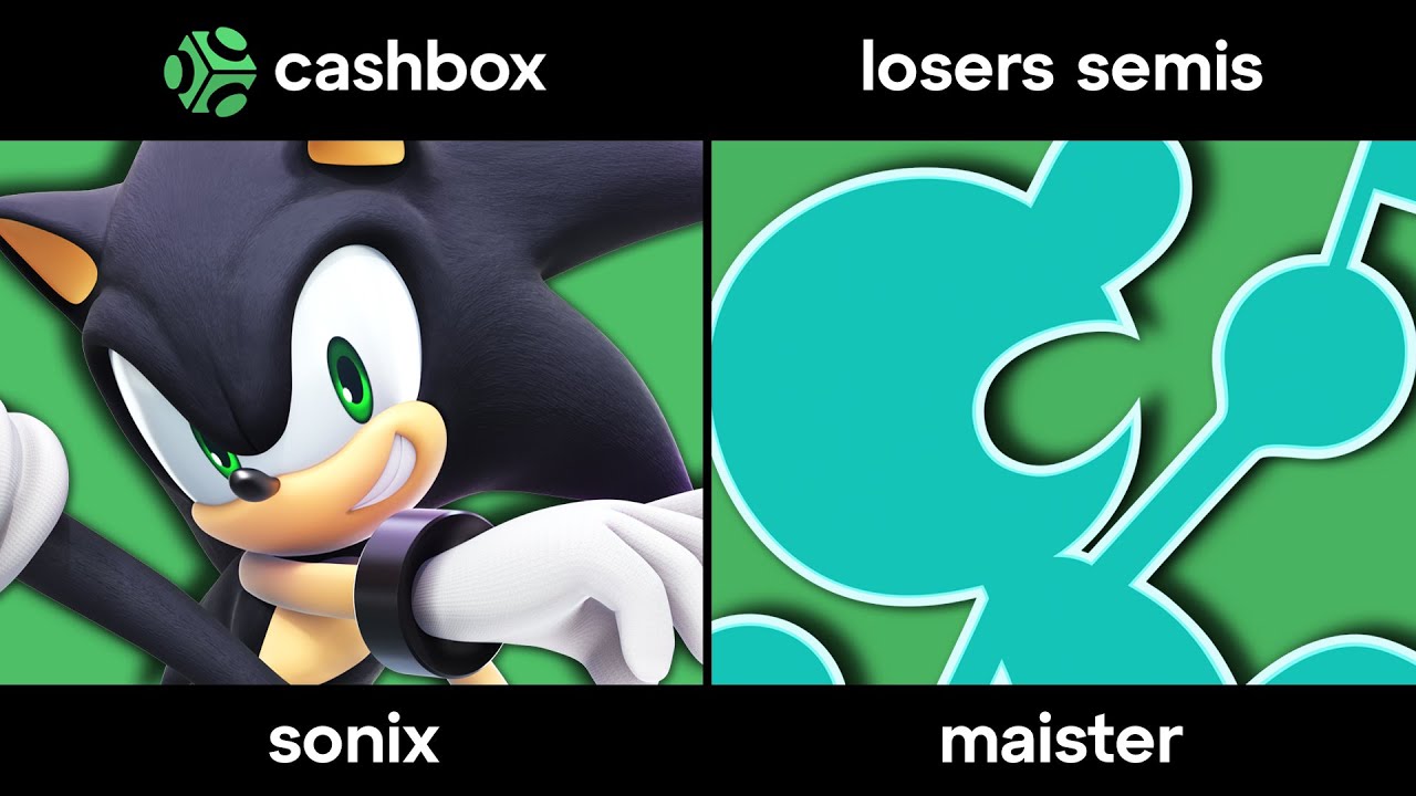 Cashbox 01 Losers Semis - Sonix (Sonic) vs Maister (GaW) - YouTube