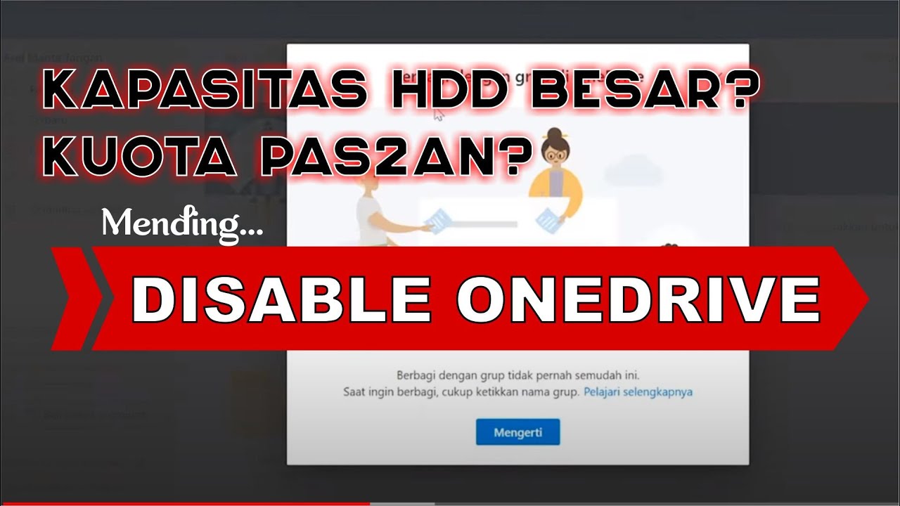 Cara Disable Upload Onedrive Microsoft - YouTube