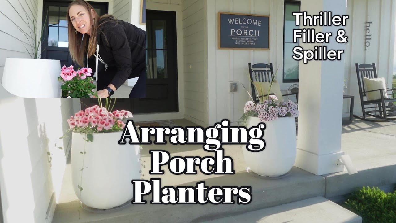 Arranging your own porch planter (Thriller, Filler and Spiller) - YouTube