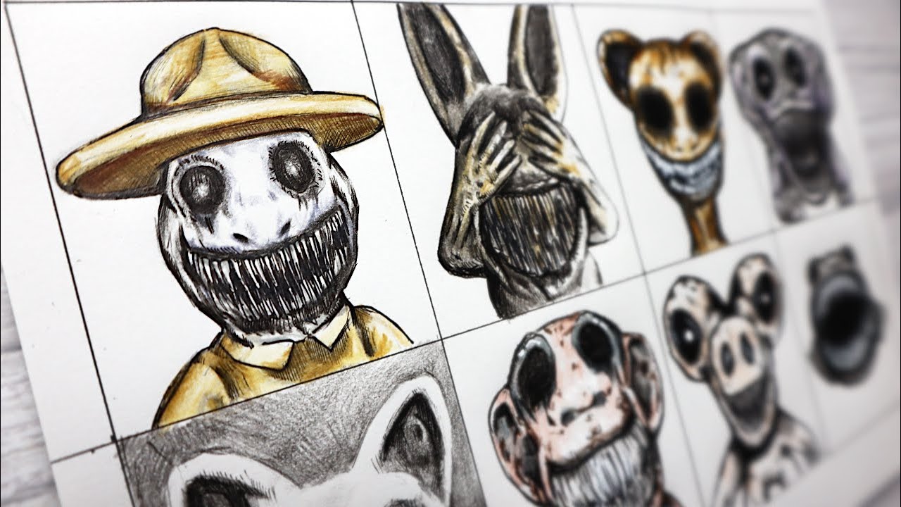 Drawing Zoonomaly Bosses - YouTube