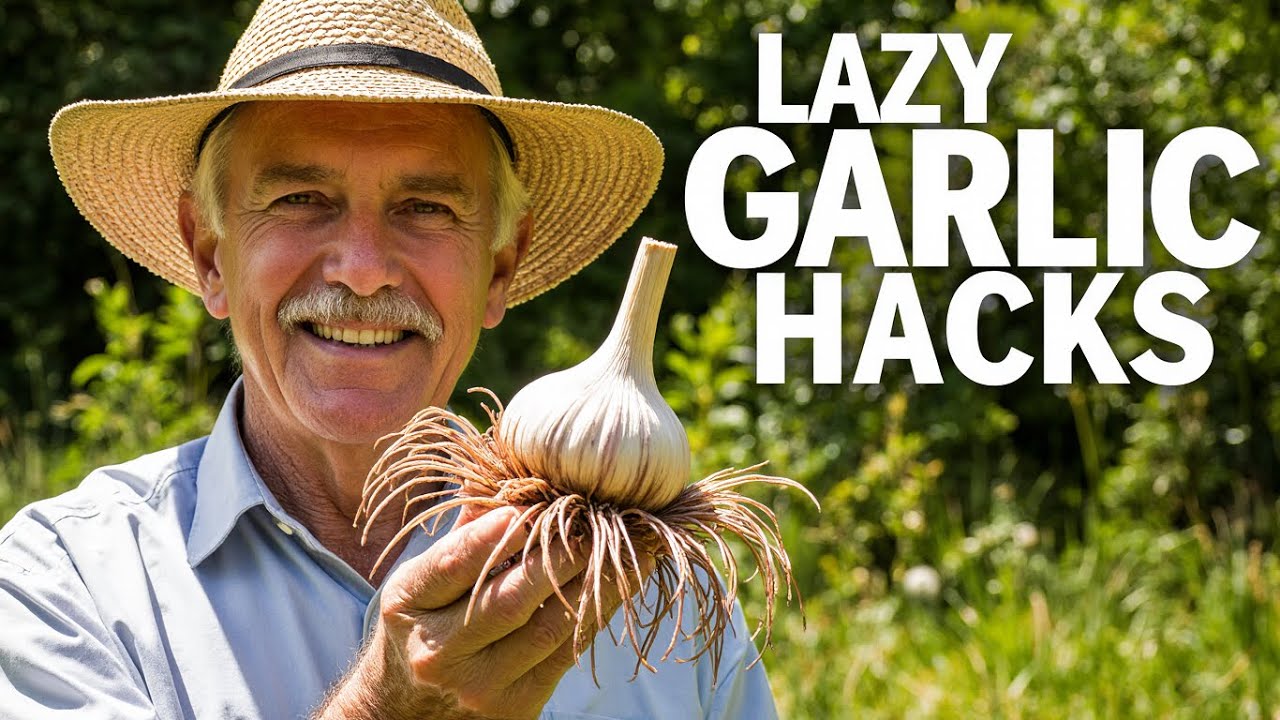 LAZY GARLIC HACKS: 5 "No-Dig" Ways to Plant Garlic - YouTube