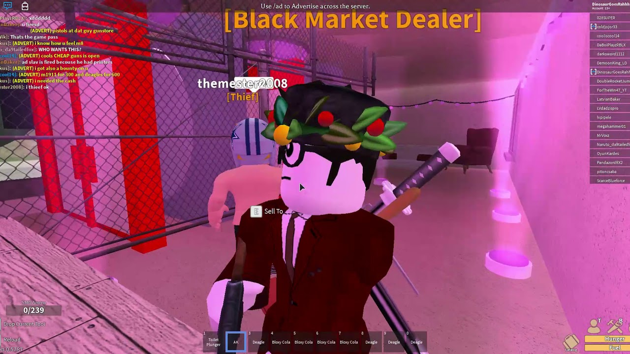 Roblox Electric State DarkRP - Selling Weapons And Colas. - YouTube