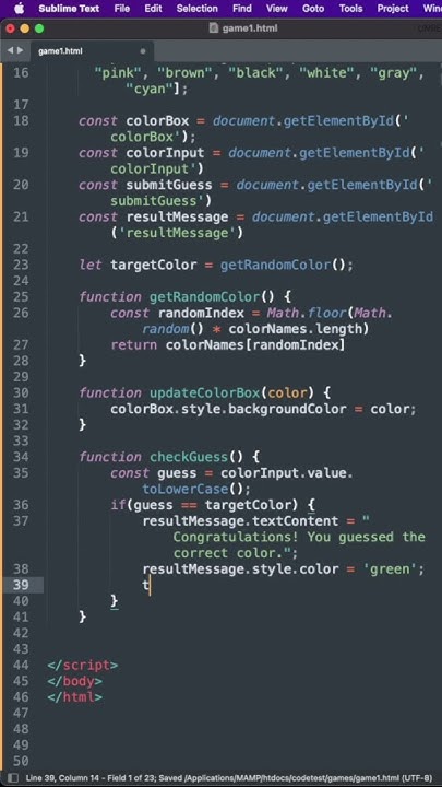 JavaScript Game Development for Beginners | Your First Game - YouTube
