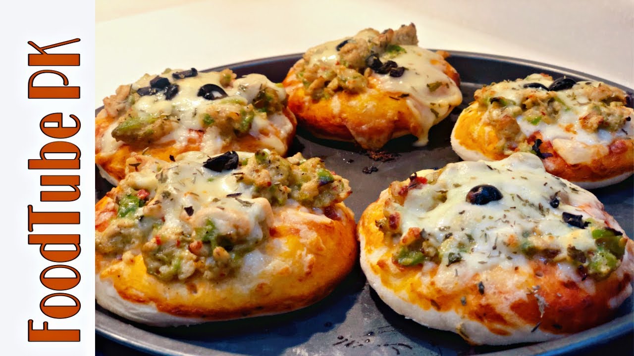Mini Pizzas | Kids Special | Chicken Pizza Recipe - YouTube