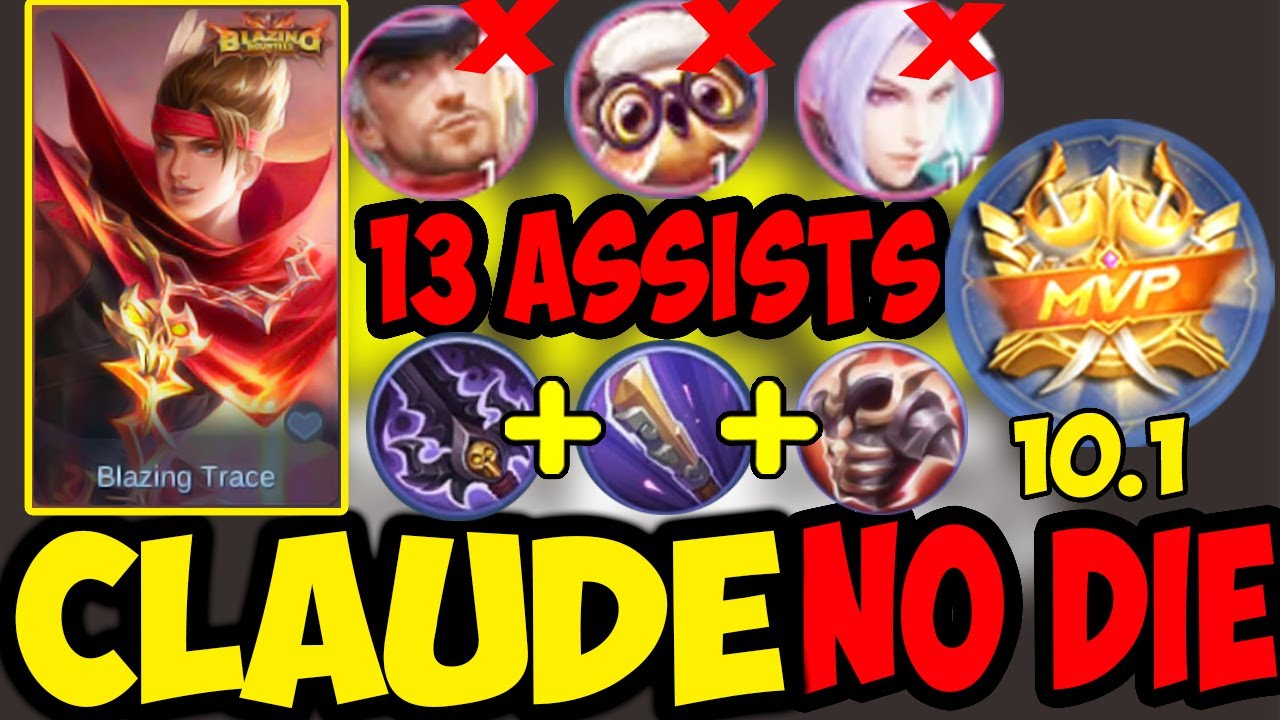 HOW TO USE CLAUDE WITHOUT DIE | CLAUDE BEST BUILD AND EMBLEM 2022 ...