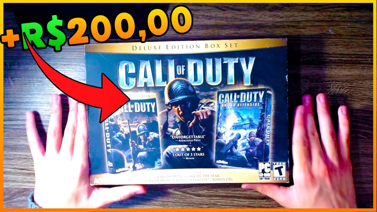 CALL OF DUTY DELUXE EDITION BOX SET - Unboxing da MELHOR versão de CoD ...