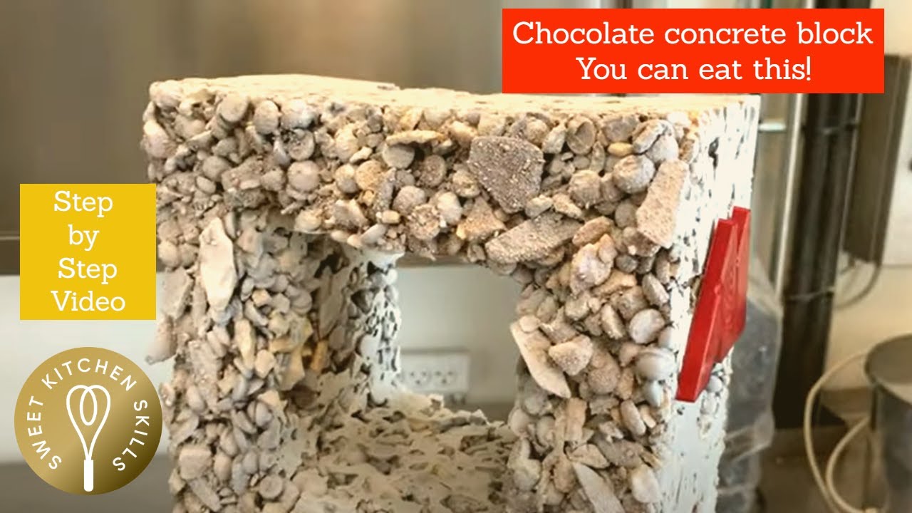How to make Chocolate Concrete Blocks - YouTube