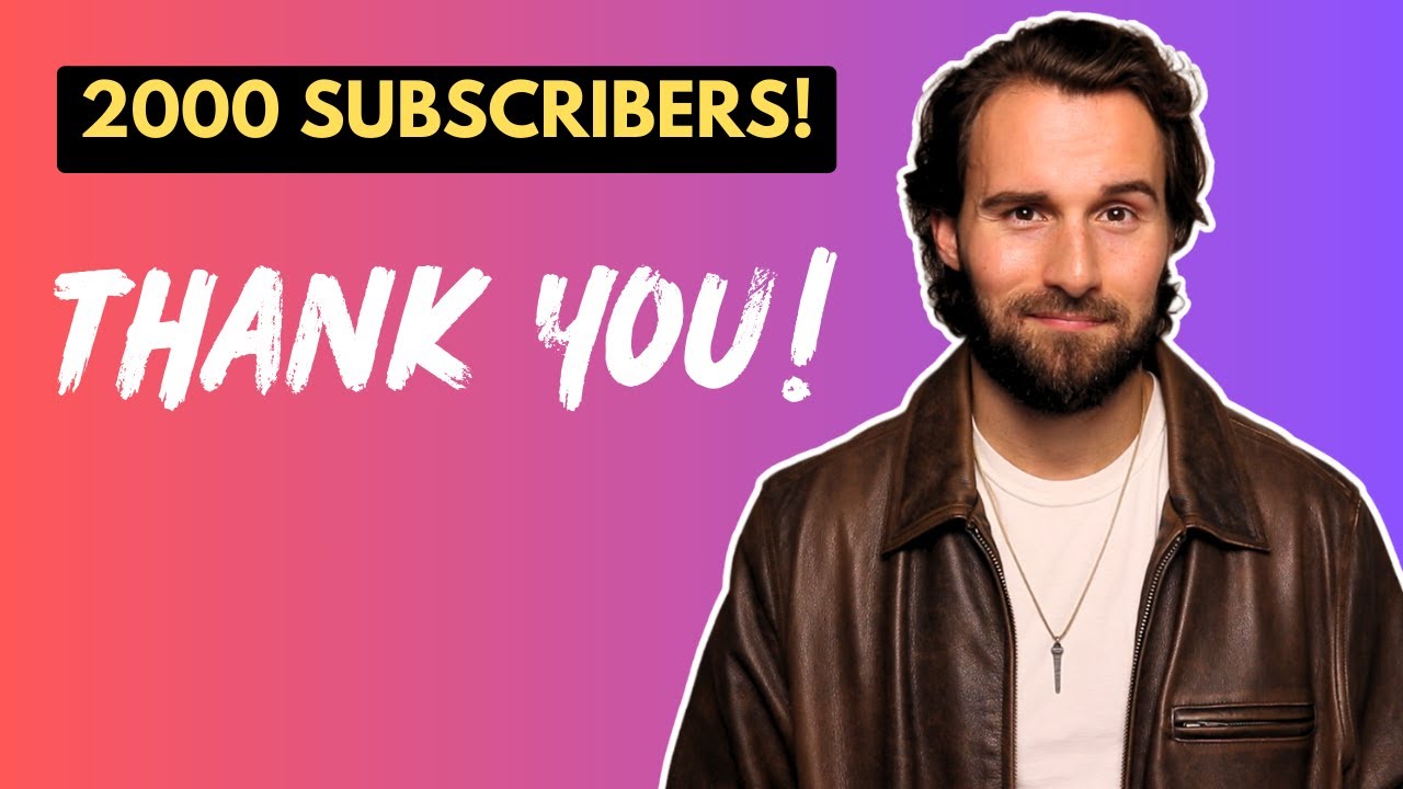 2000 Subscribers Celebration + Channel Plans! - YouTube