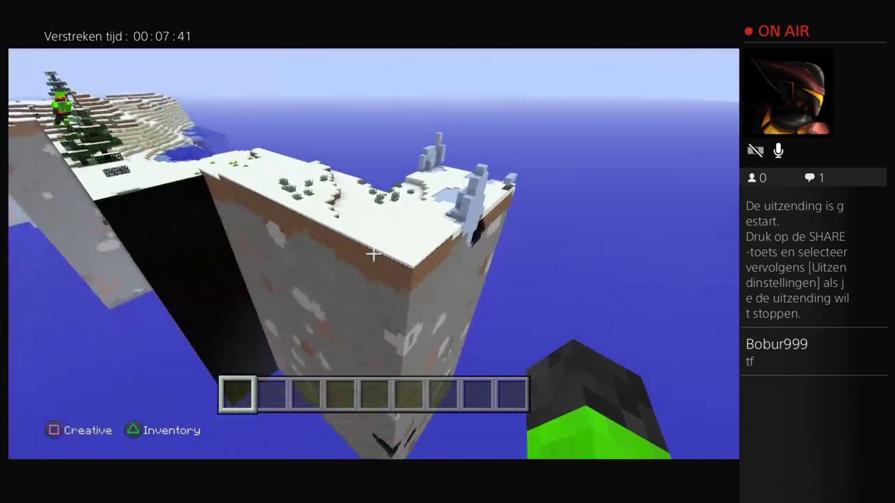 Minecraft elytra pvp LIVE PS4 - YouTube