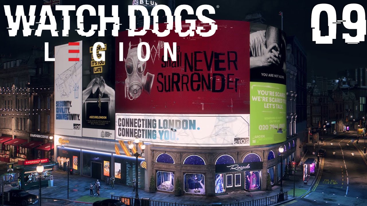 Watch Dogs: Legion [PC] - Propaganda am Piccadilly Circus #09 - YouTube