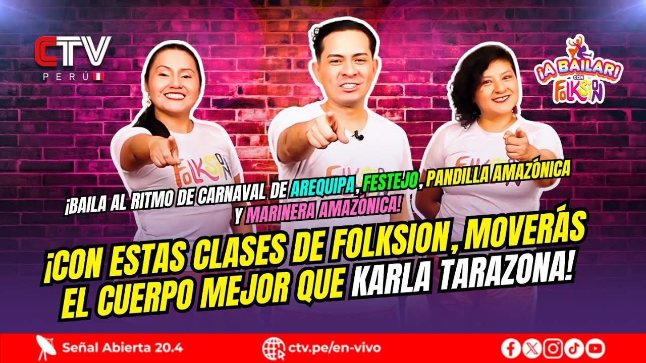 ¡A Bailar con Folksion! con Ronald Guerra. #CTVPerú - YouTube