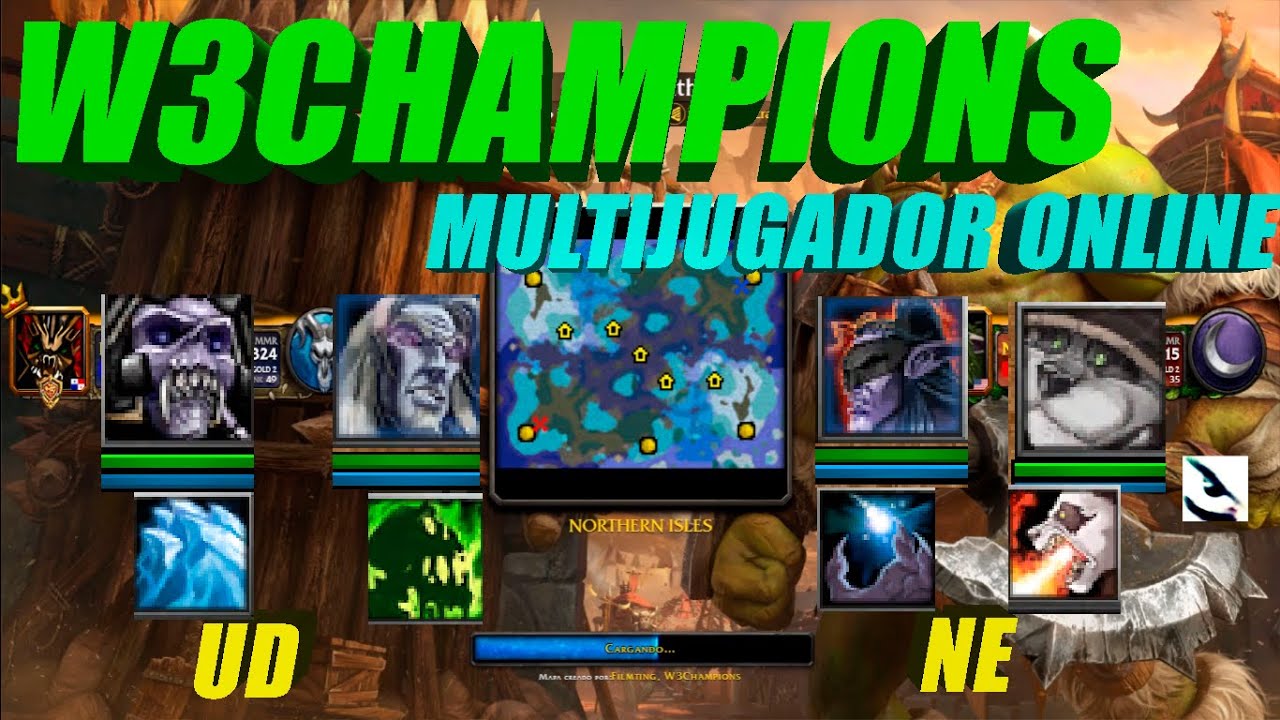 Warcraft 3 W3champions Multijugador Online IraSalvaje(UD) vs Nitrana(NE ...