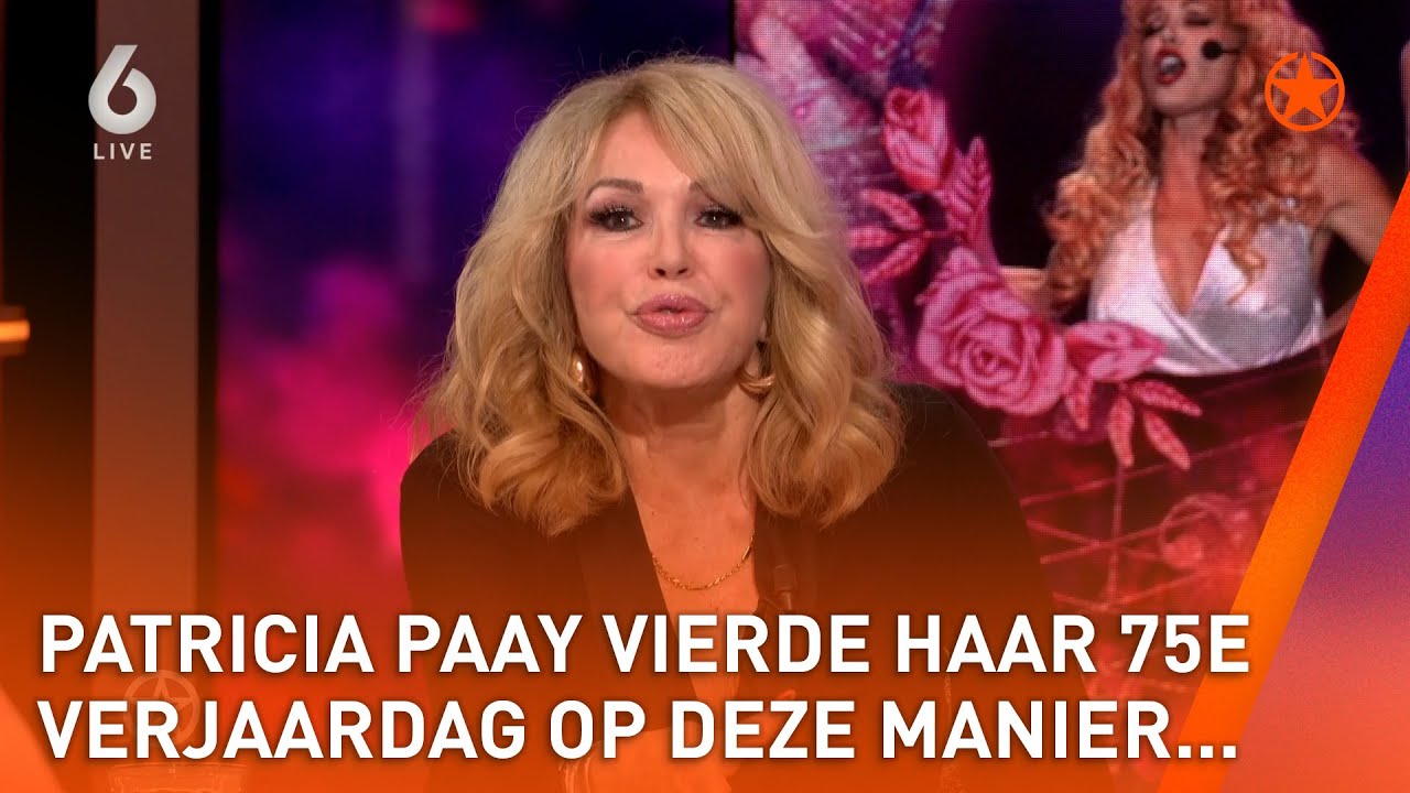 PATRICIA PAAY BLIKT TERUG op 75 jaar PATRICIA PAAY| SHOWNIEUWS - YouTube