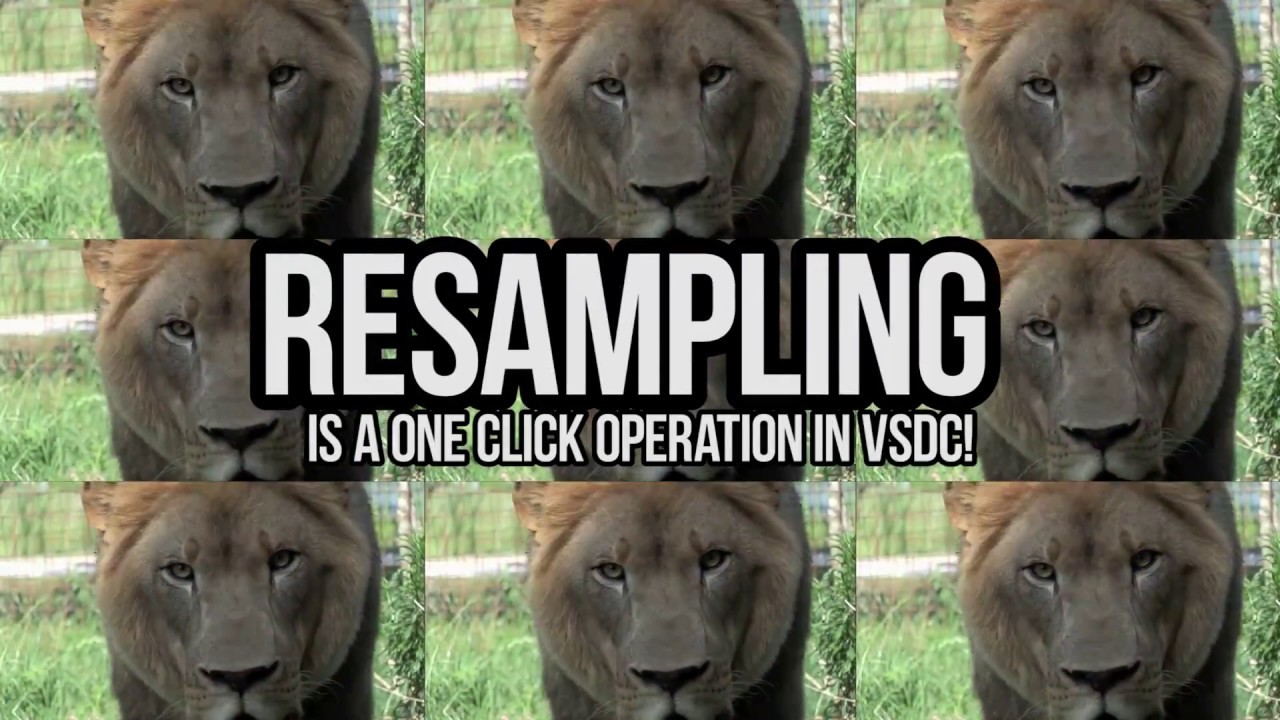 How to resample a video - YouTube