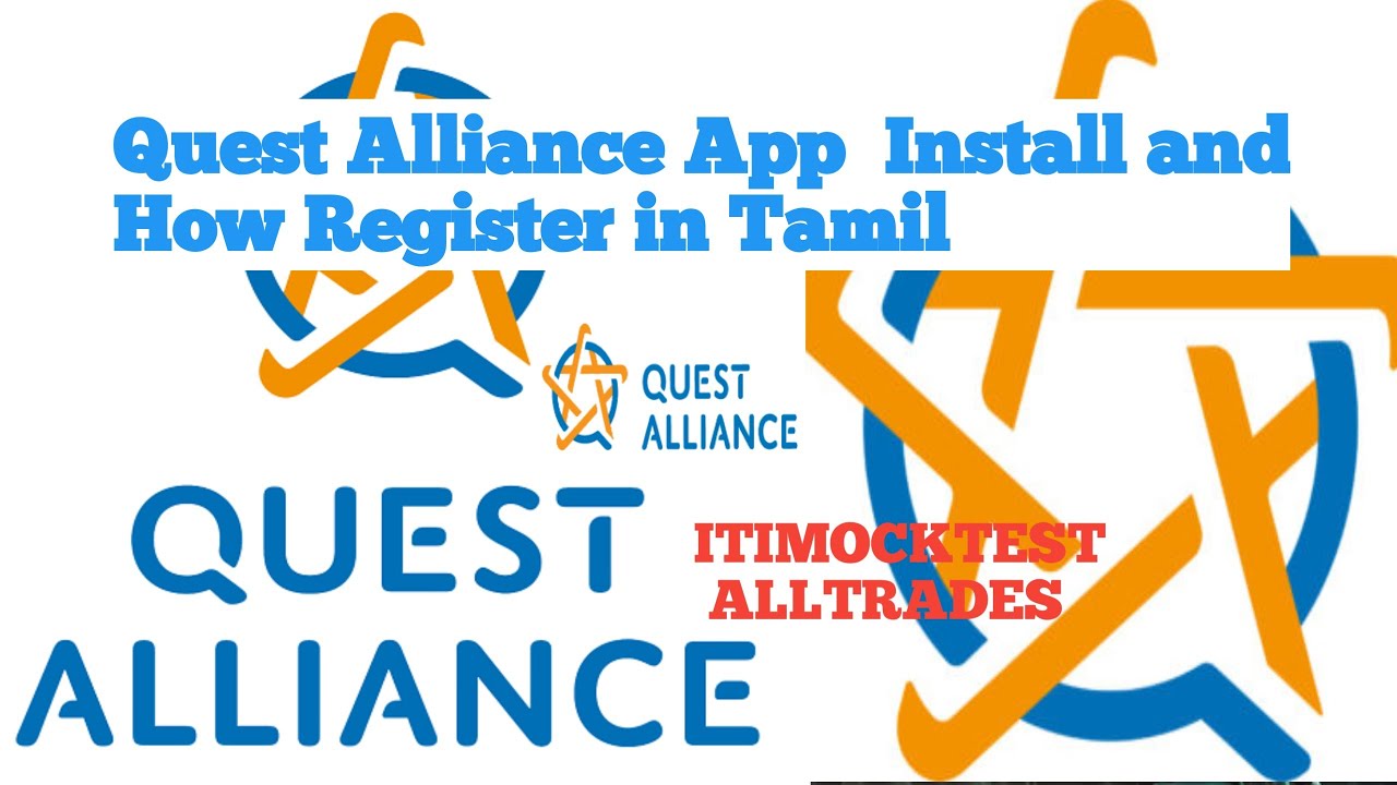 How Do Download ,Install Quest Alliance app and Register In Tamil. - YouTube