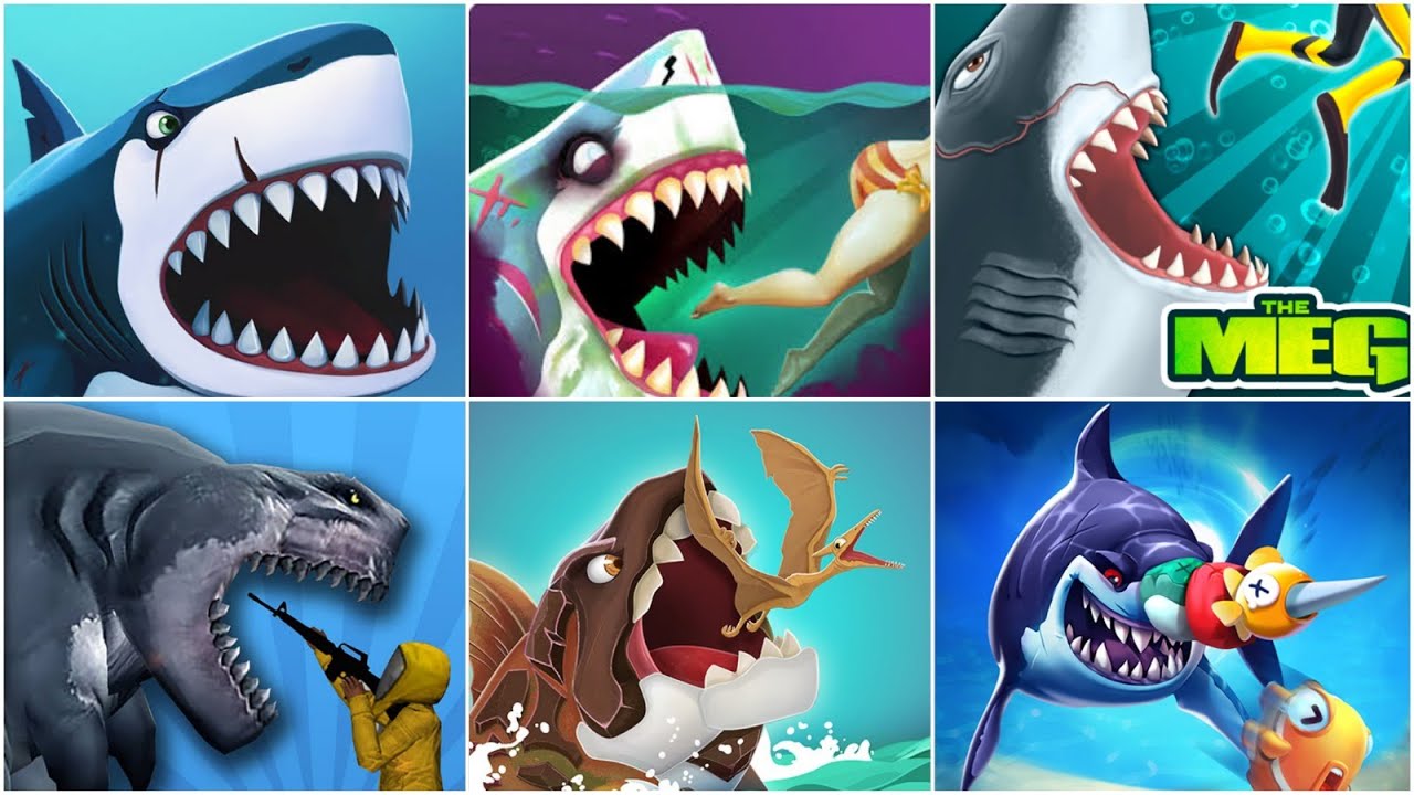 ALL THE BEST SHARK GAMES IN ANDROID (NEW 2024 UPDATE) - YouTube