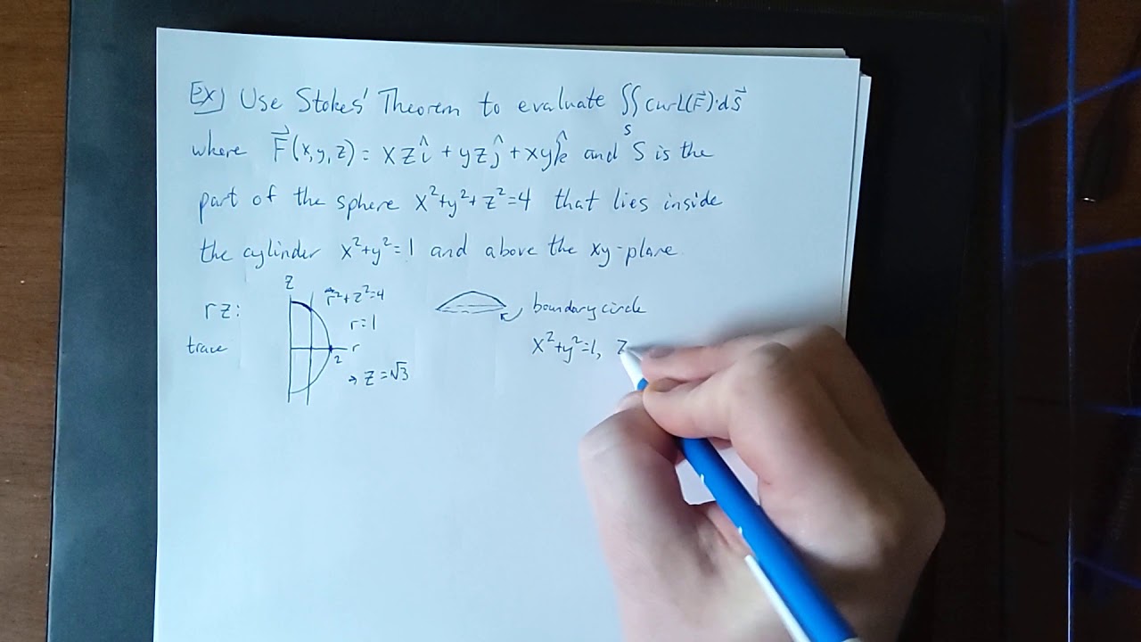 Example 2 of Stokes' Theorem - YouTube