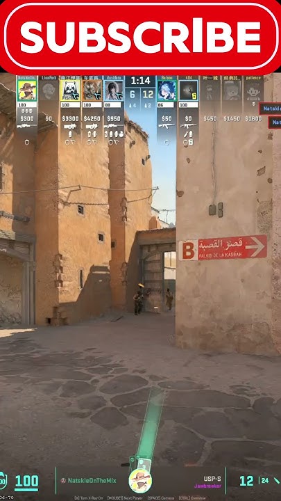 CS2 : Dust2 4k Awp at Mid #csgo - YouTube