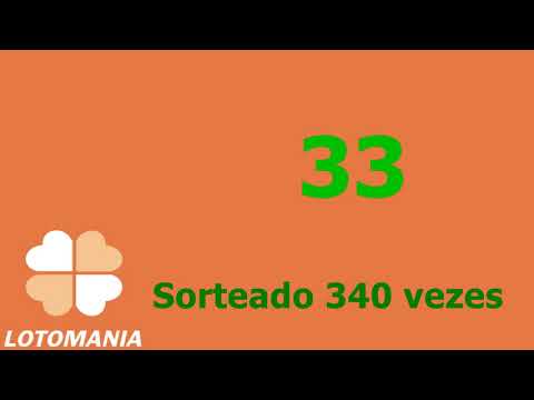 Os 10 números MENOS sorteados da Lotomania