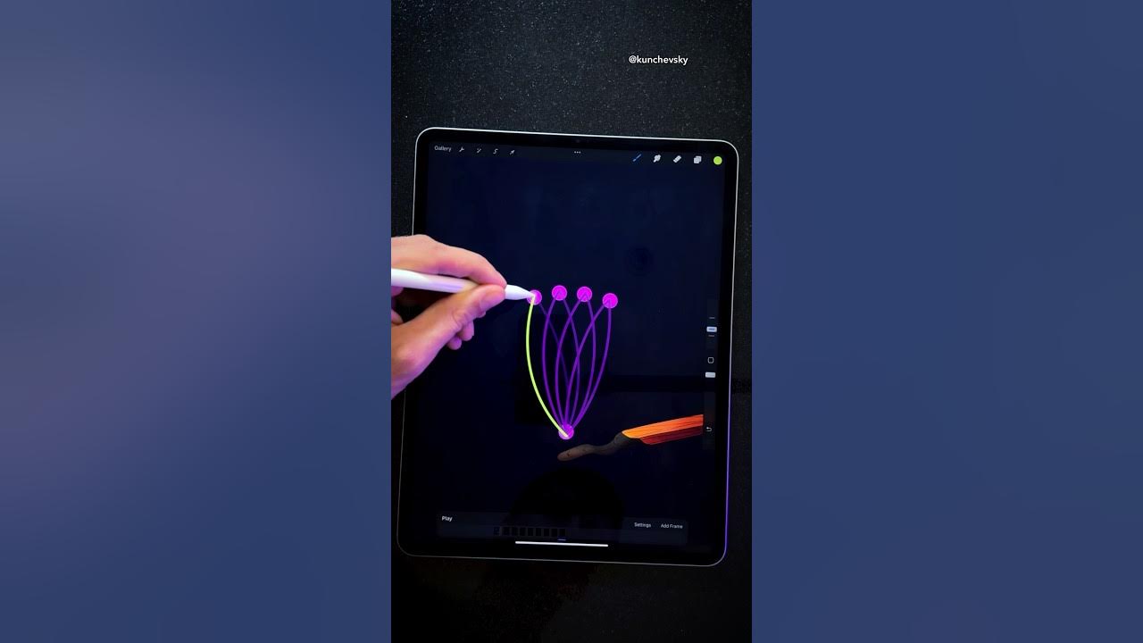 Easiest way to animate fire 🔥🔥 #procreate #animation - YouTube