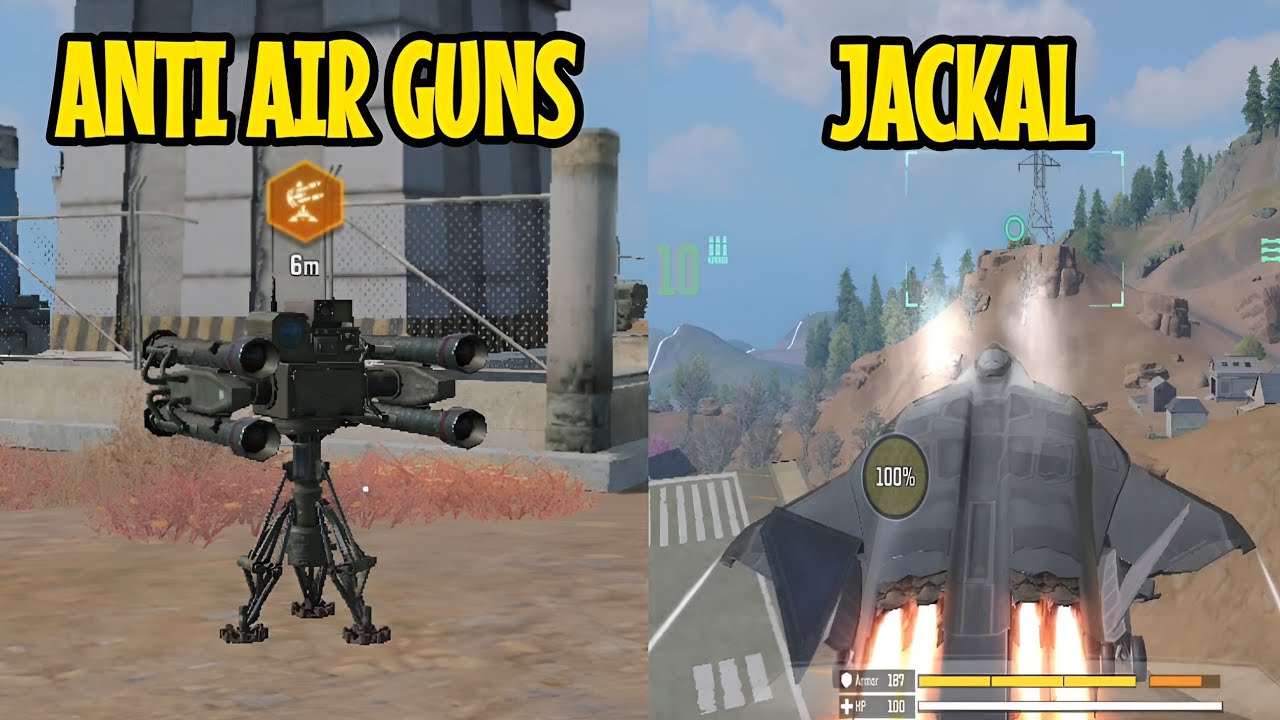 GAMEPLAY OF JACKAL in BATTLE ROYALE! NEW VEHICLE & ANTI AIR GUNS! COD ...