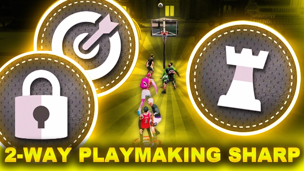Game Breaking 2 WAY PLAYMAKING SHARP Build! BEST PLAYSHARP Build NBA ...