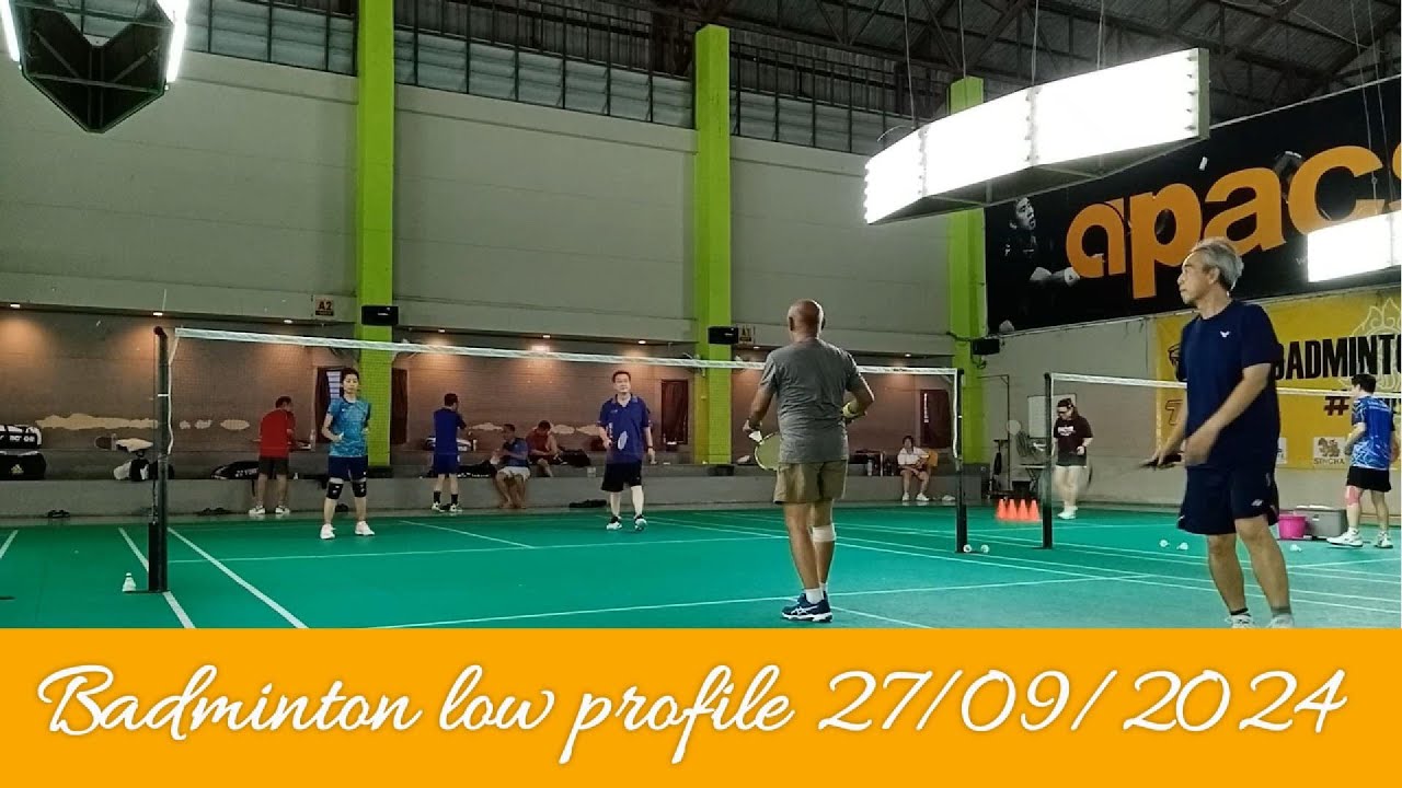 Badminton low profile 27/09/2024 - YouTube