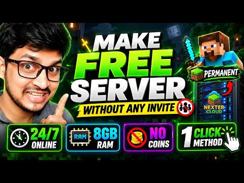 Is THIS The New Best Free 24/7 Minecraft Server Host? Make a 24/7 Free Minecraft Server💚