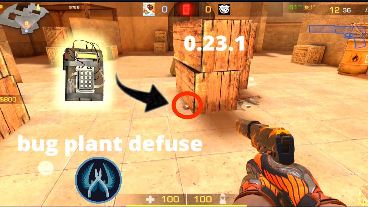 How to defuse bug plant - 0.23.1 problem solved 😯🤯| Standoff 2 - YouTube