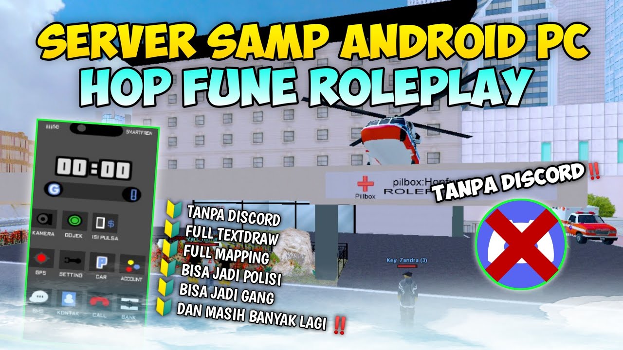 SERVER SAMP PC/ANDROID NO DISCORD HOP FUNE ROLEPLAY🌊 || GTA SAMP INDONESIA 🇮🇩 - YouTube