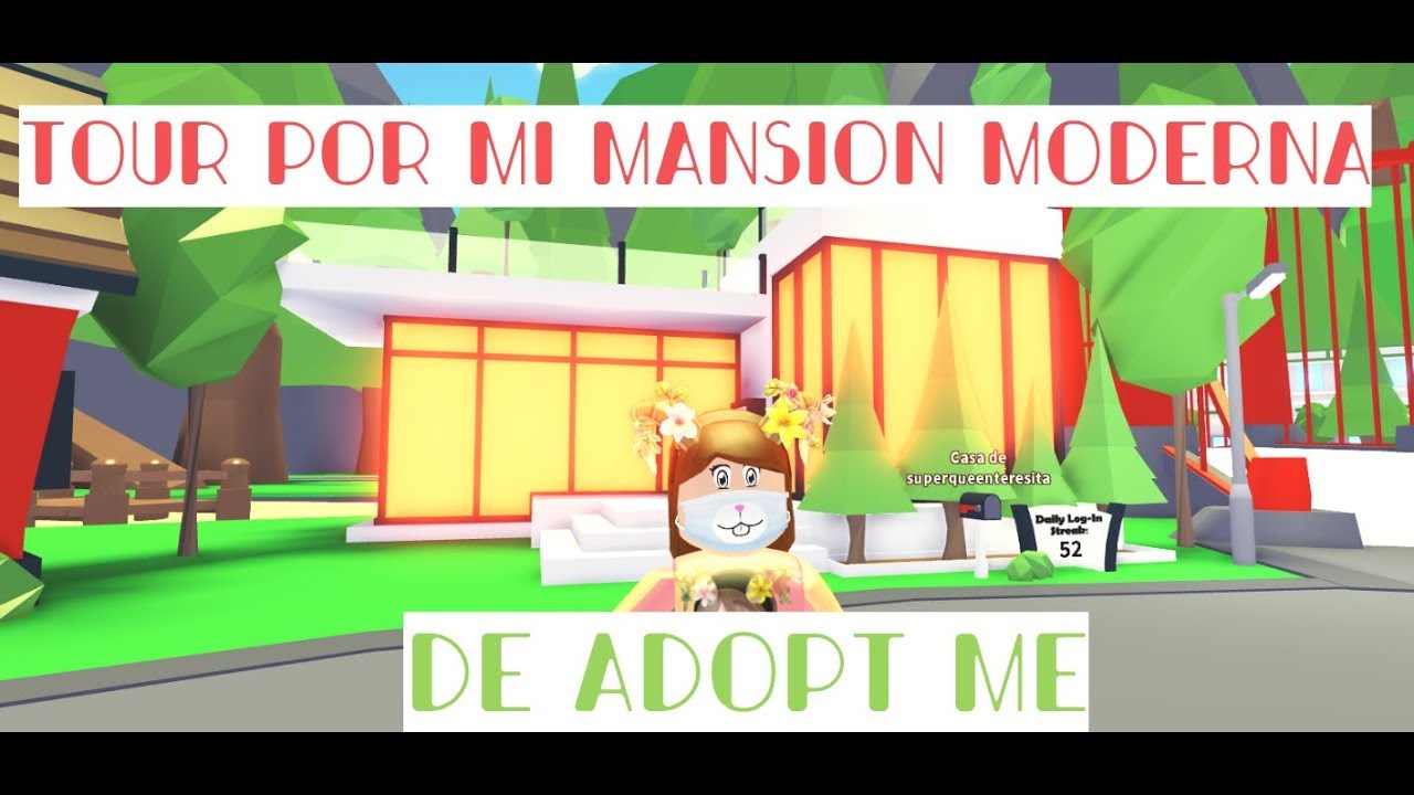 TOUR POR MI MANSION MODERNA DE ADOPT ME !!! - YouTube