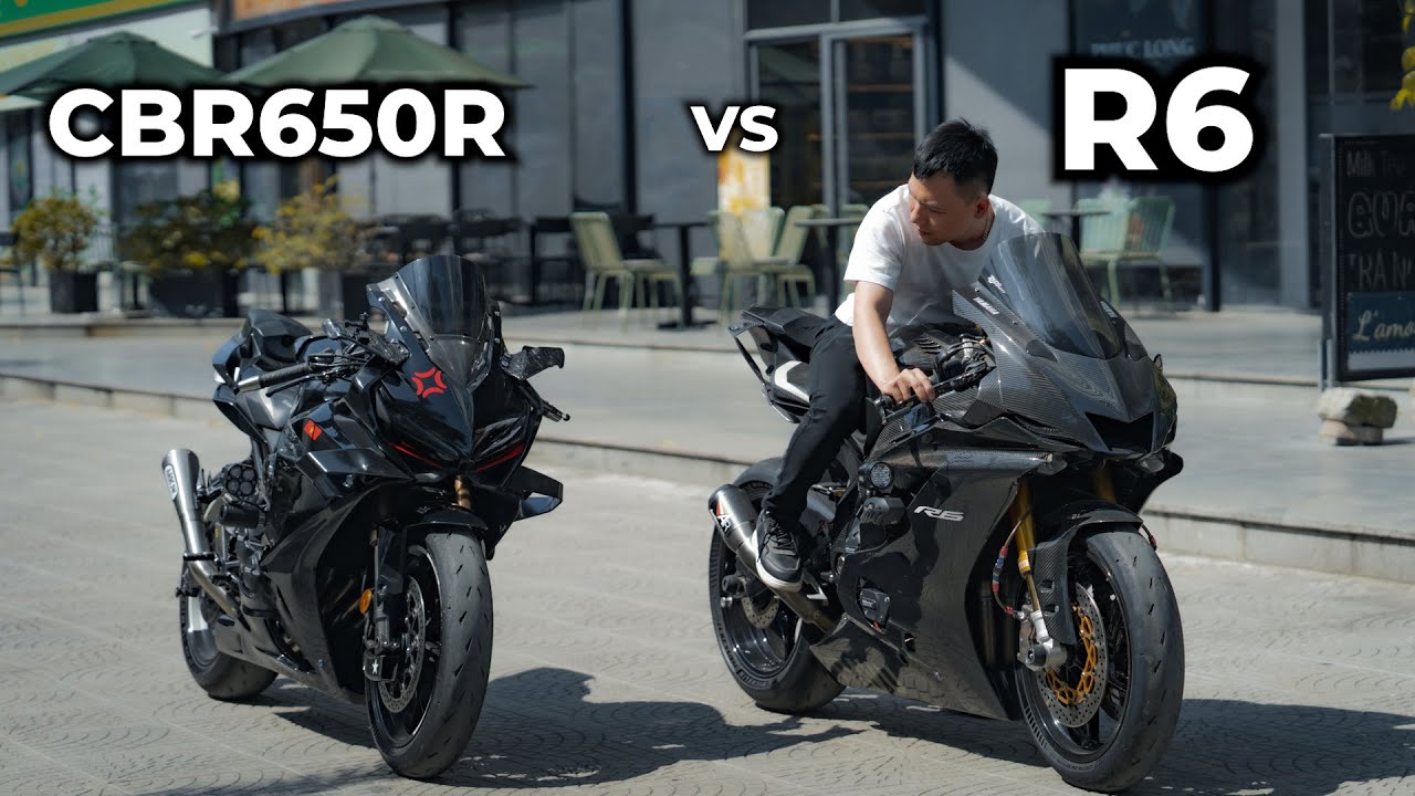 Honda CBR650R full đồ đọ dáng cùng Yamaha R6 full carbon | NAVU - YouTube