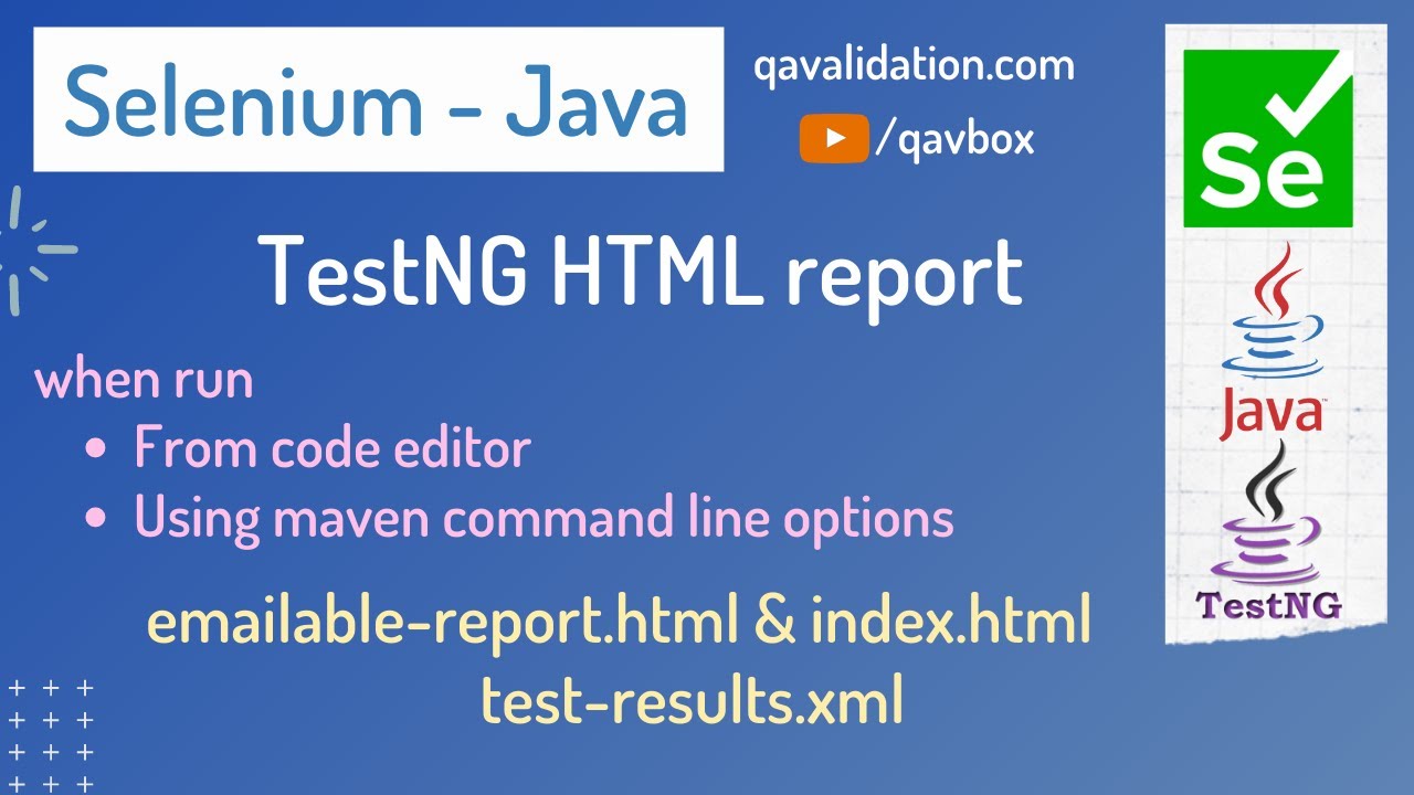 TestNG Html Report In Detail Emailable report Or Index html Maven TestNG Html Report In Detail Emailable report Or Index html Maven
