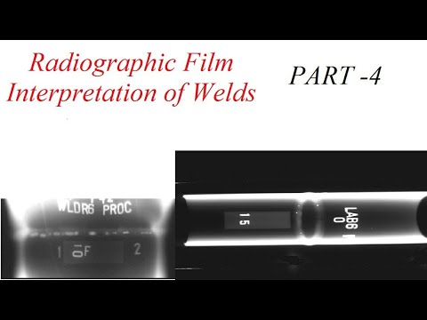 Radiographic film Interpretation of weld part 4 - YouTube